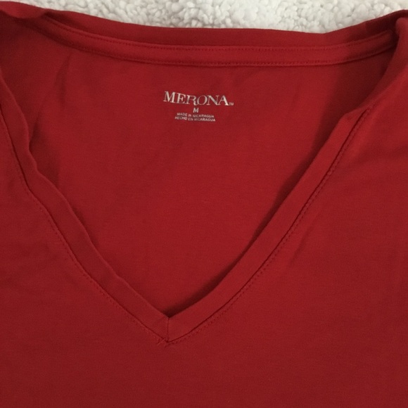 Merona | Tops | Red Shirt | Poshmark